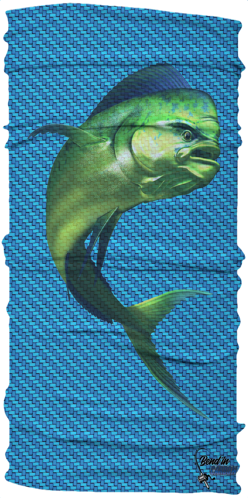 Blue Carbon Fiber Mahi Face Cover – SportFish Reel Covers